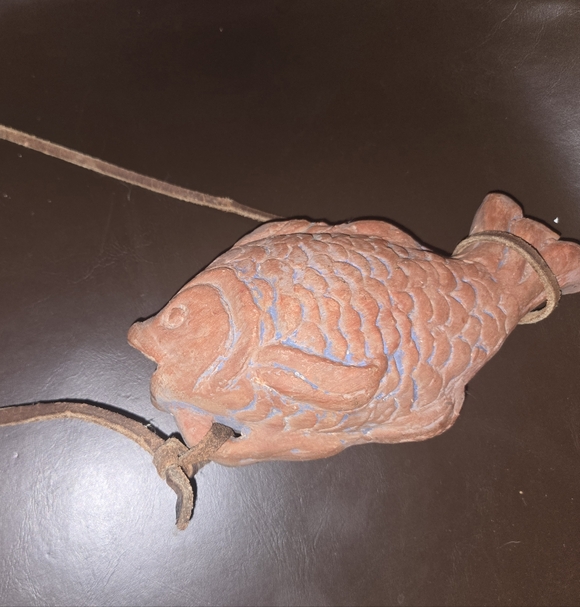 Fish | Vintage Terracotta Koistyle Fish Sculpture Handcrafted Hollow ...